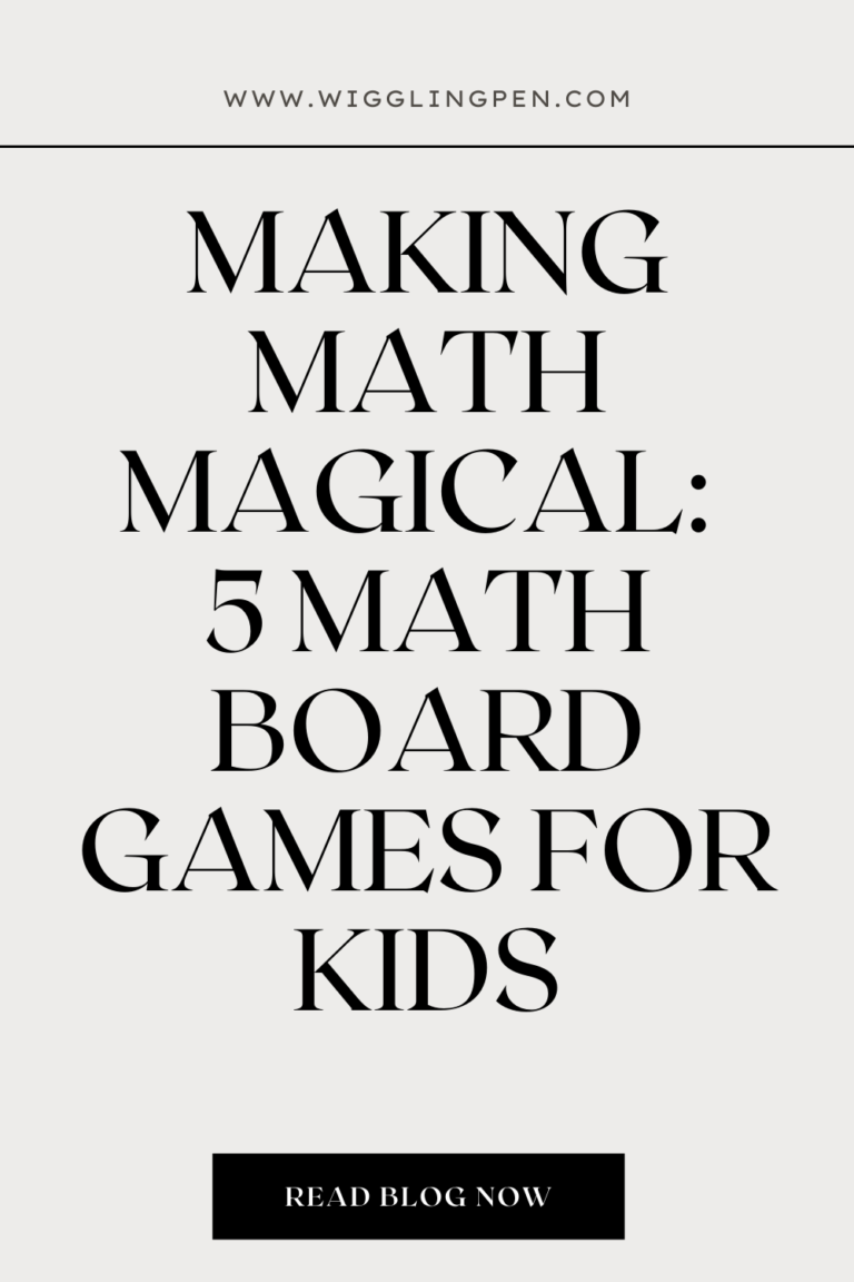 Math Magical: 5 Math Board Games For Kids - Wigglingpen